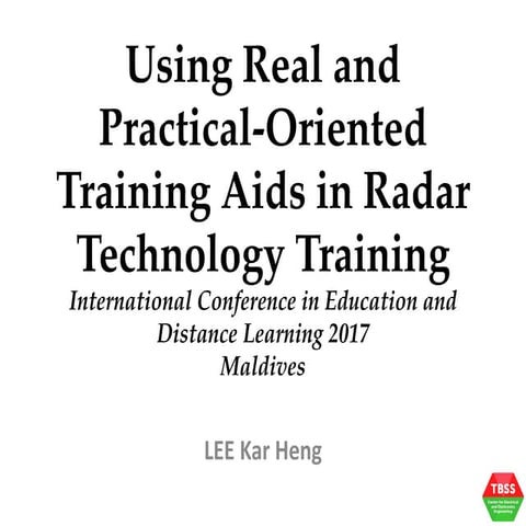 Using real and practical oriented training aids in radar technology ...