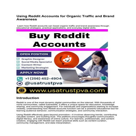 What Makes Reddit Accounts Unique Compared to Other Social Media ...