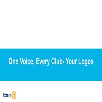 Using Rotary's logos | PPTX
