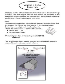 Scale drawing math project | PDF