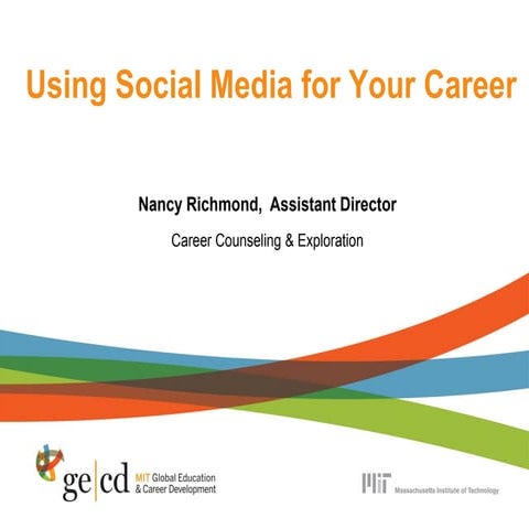 Using Social Media For Your Career | PPT