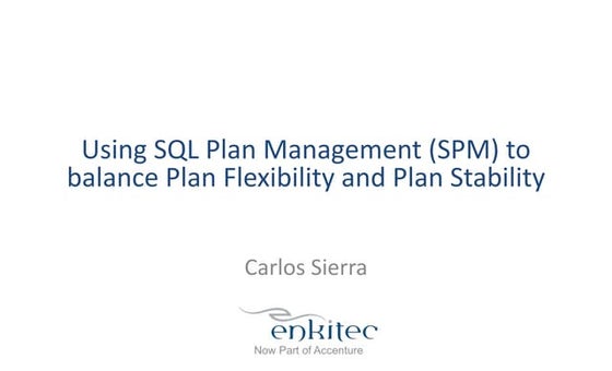 Using Plan Stability General Functionality And Stability Test