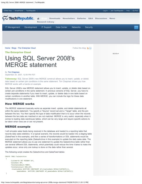 Using Hash Fields In Sql Server Tech Republic Pdf 5691