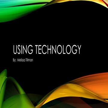 Using technology | PPTX