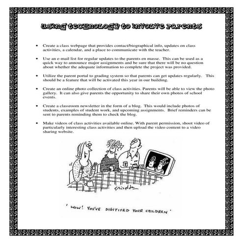Using technology to involve parents | PDF