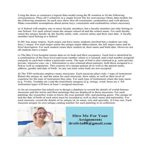 Using the draw-io construct a logical data model using the IE notatio.pdf