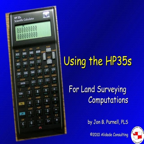 Using the hp35s Calculator | PPT