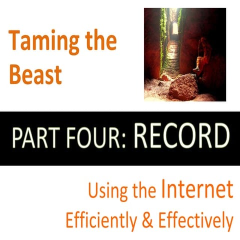 Using The Internet Part 4 Record | PPT
