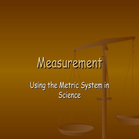 Using the metric system | PPT