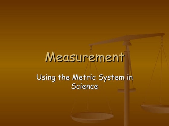 Metric Measurement | PPT