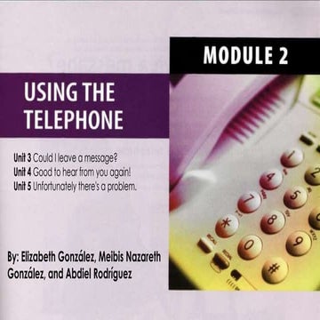 Using the telephone | PPTX