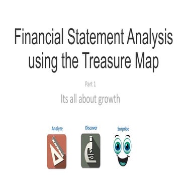 Financial Statement Analysis using the treasure map | PPT