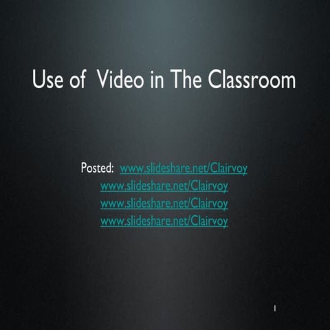 Using video in_the_classroom | PPT