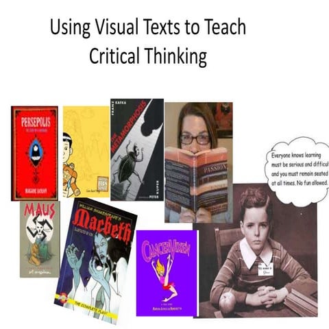 Using visual texts to teach critical thinking | PPT