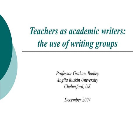 Usingwritinggroups | PPT