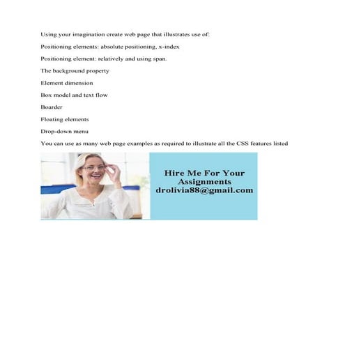 Using your imagination create web page that illustrates use of- Positi.pdf