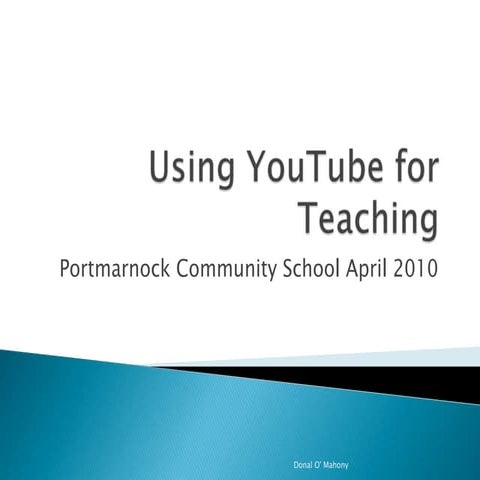 Using you tube for teaching | PPT