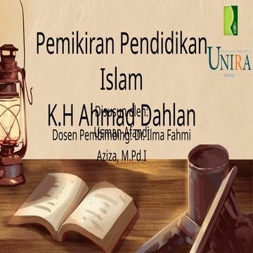 Usman Afandi - Pemikiran Pendidikan Islam KH. Ahmad Dahlan.pptx