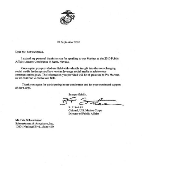 Letter Ambassador David H. Thorne | PDF