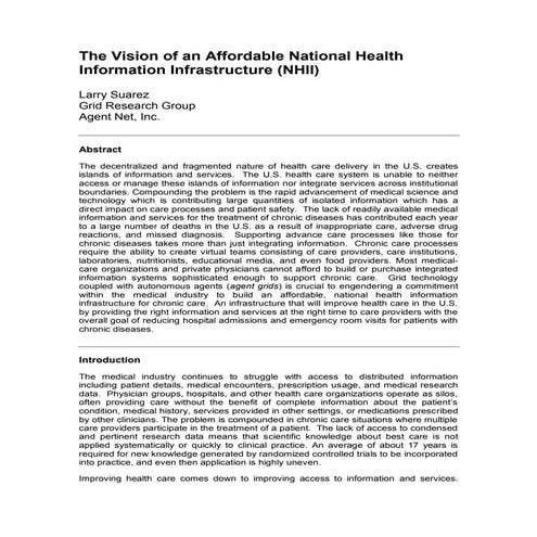 U.S. Medical Grid | PDF