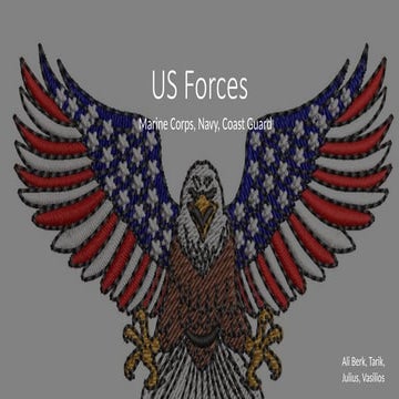 A Presentation about the United States Forces | PPTX