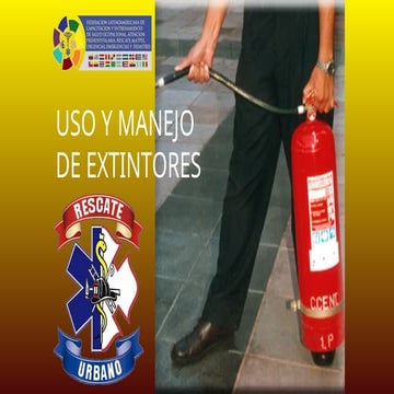 Manejo y uso de extintores de forma segura | PDF