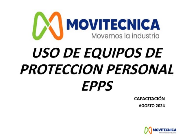 Capacitacion uso y cuidado de los EPP.pptx