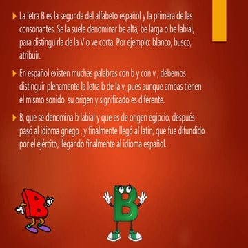 Uso de la b y la v (1) | PPTX