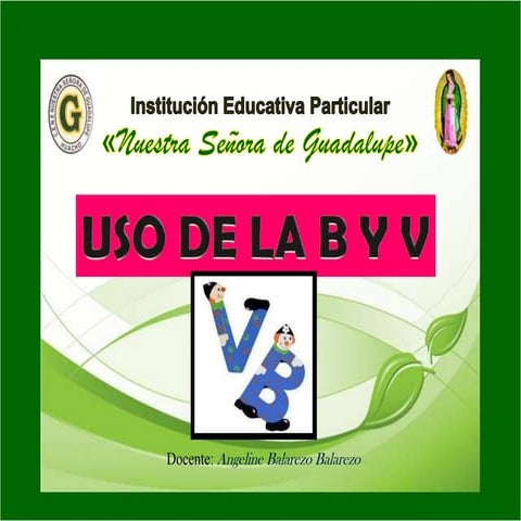 Uso de la b y v | PPTX
