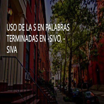 Palabras terminadas en sión y ción. | PPTX