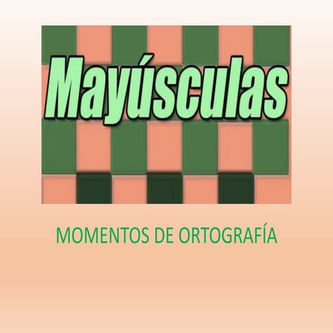 Uso de las mayúsculas | PPTX