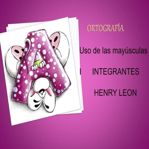 El Uso De Las Mayusculas USO DE LAS MAYUSCULAS By Miguel Issuu