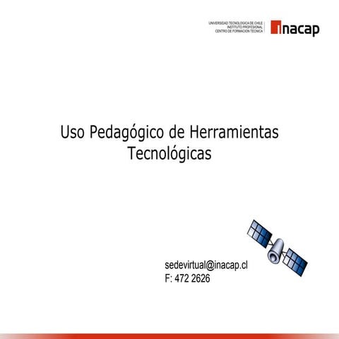 Uso Pedagógico Herramientas Comunicación | PPT | Technology & Computing