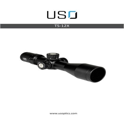 US Optics TS 12x Instruction Manual | Optics Trade | PDF