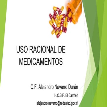 Uso adecuado de medicamentos | PPTX