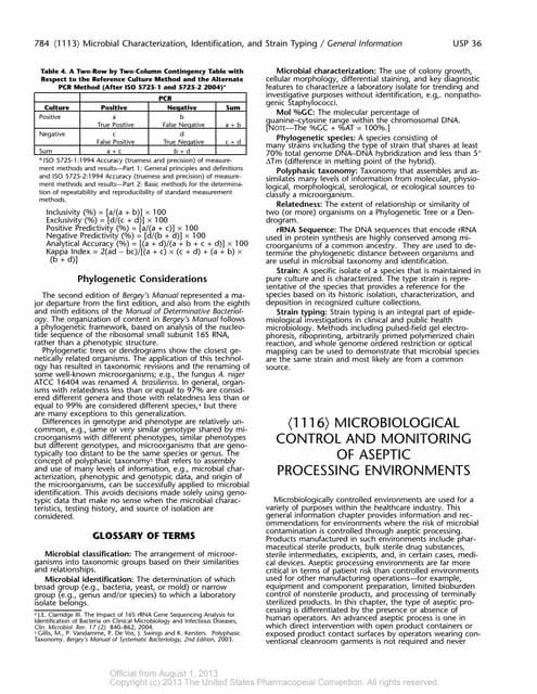 Sterility testing USP 71 | PDF | Chemistry | Science