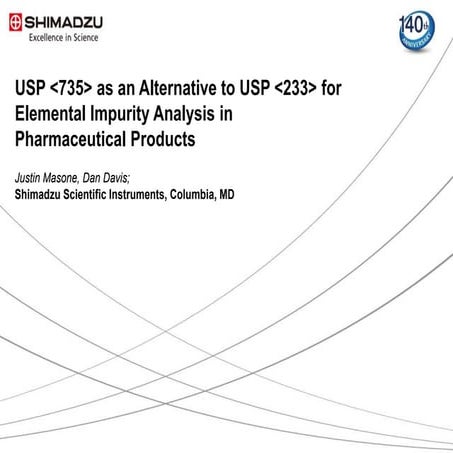 USP General Notices &General Chapters An Overview Dr.A.Amsavel | PDF
