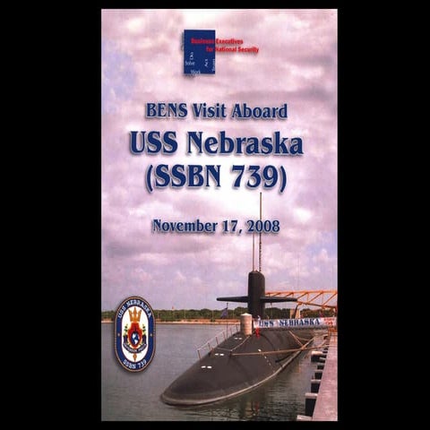 Uss Nebraska Submarine Embark November2008 | PDF