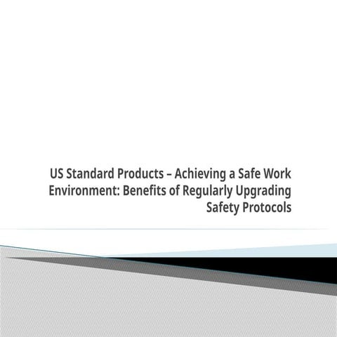 US Standard Products — Construction Safety and Right to Safe Work ...