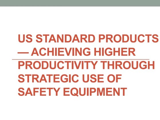 US Standard Products – Top Methods for Improving Workplace Safety in ...