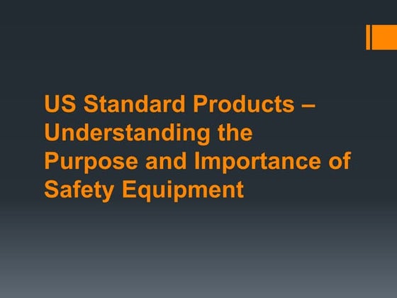 Industrial Safety The Importance of Reliable Safety US Standard ...
