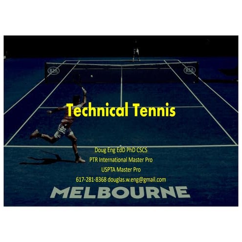 USTA webinar technical tennis | PDF