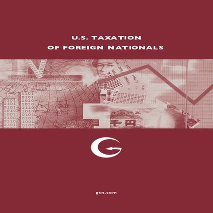 Us taxation of foreign nationals | PDF