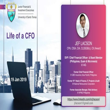 Life of A CFO | PPT