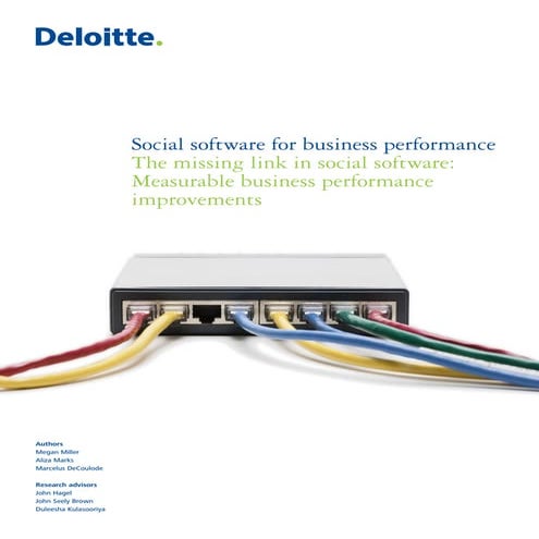 Us tmt social software for business_031011 | PDF