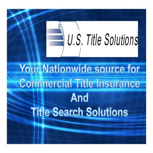 US Title Solutions | PDF