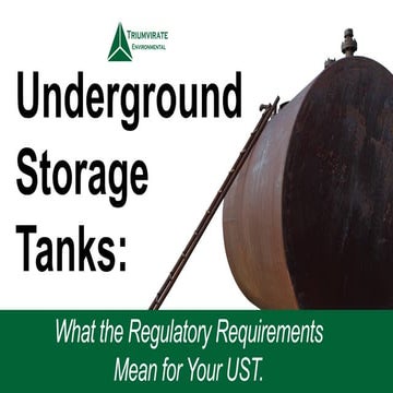 Underground Storage Tanks | PDF