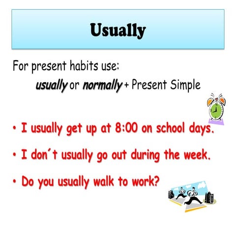 Usually used to | PPT