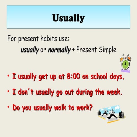 Usually used to 2 | PPT