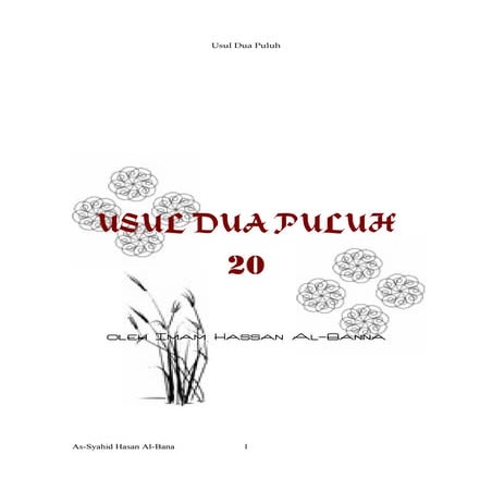 Usul 20-hassan al-banna.. | PDF